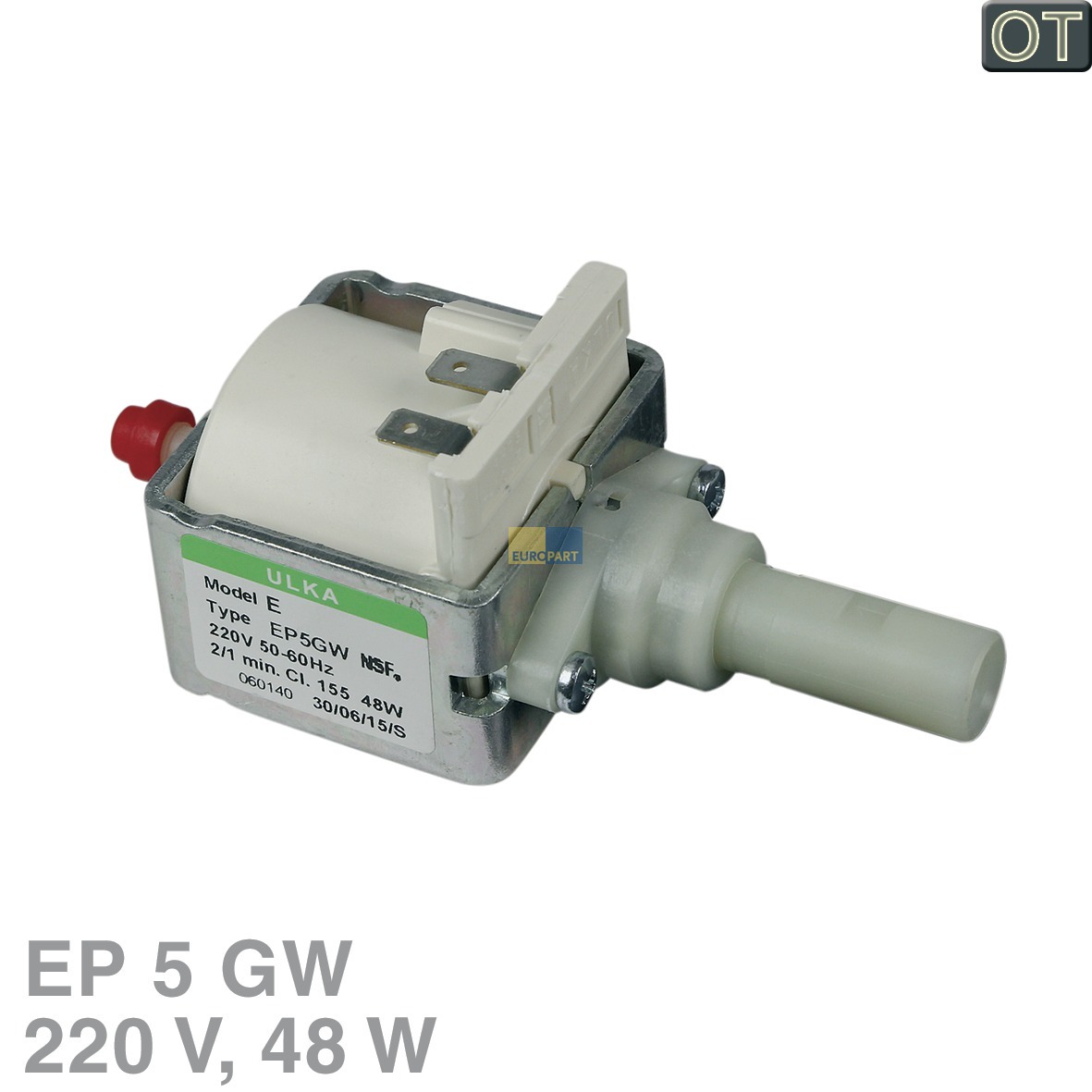 Elektropumpe Ulka EP5GW 220Volt, OT! - ABEA Hausgeräte Ersatzteile Shop